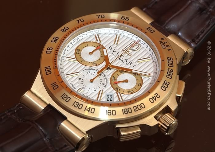 Bulgari - Bulgari Diagono Professional 18Kt Chronograph Watch - Live ...