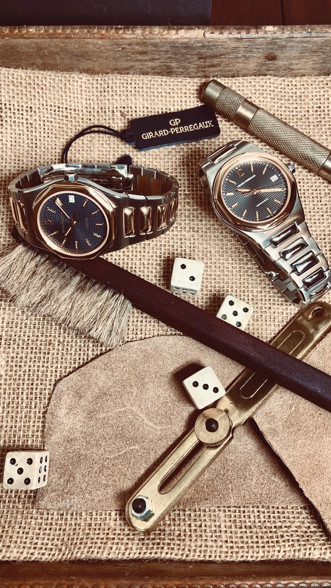 Girard Perregaux - Sharing some “styled” pics of my GP Laureato 8010 ...