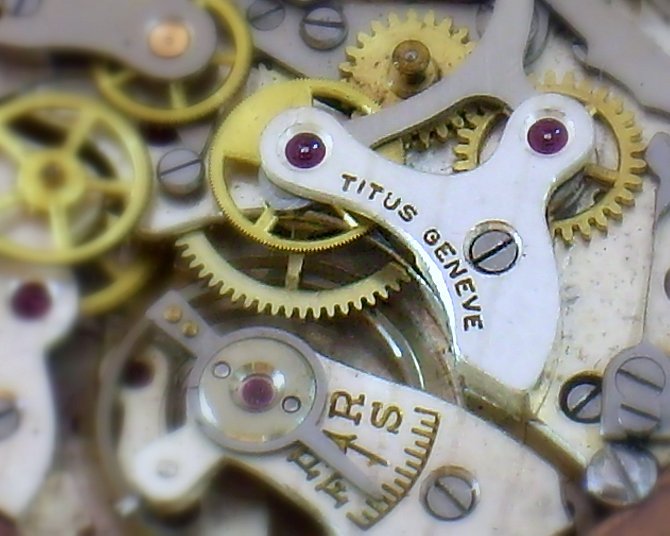 Horological Meandering - Chronograph Titus Gold 18 K. Case.