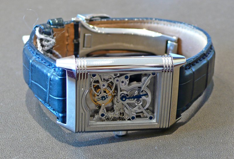 JLC - Reverso Platinum 2 tourbillon skeleton by Amanico