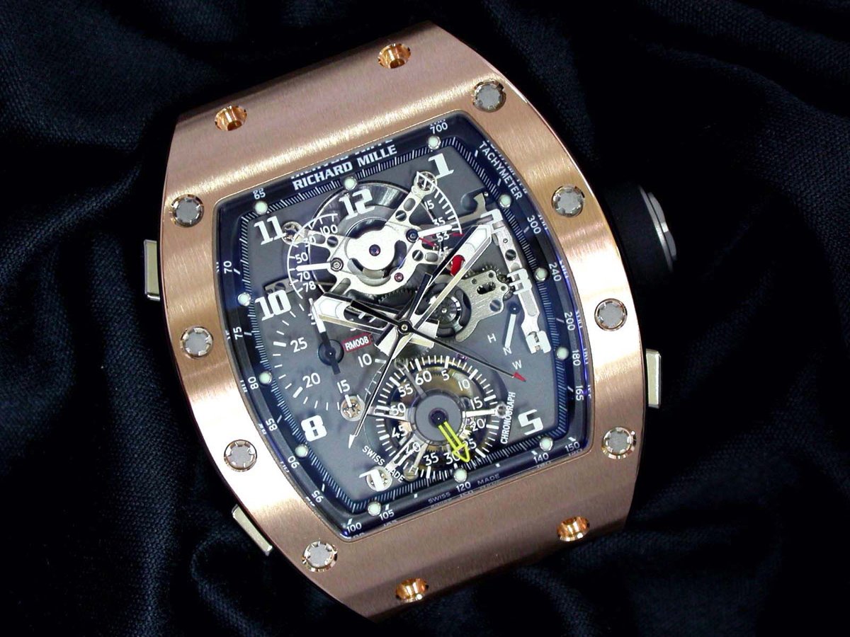 Richard Mille - RM 008 red gold: finished