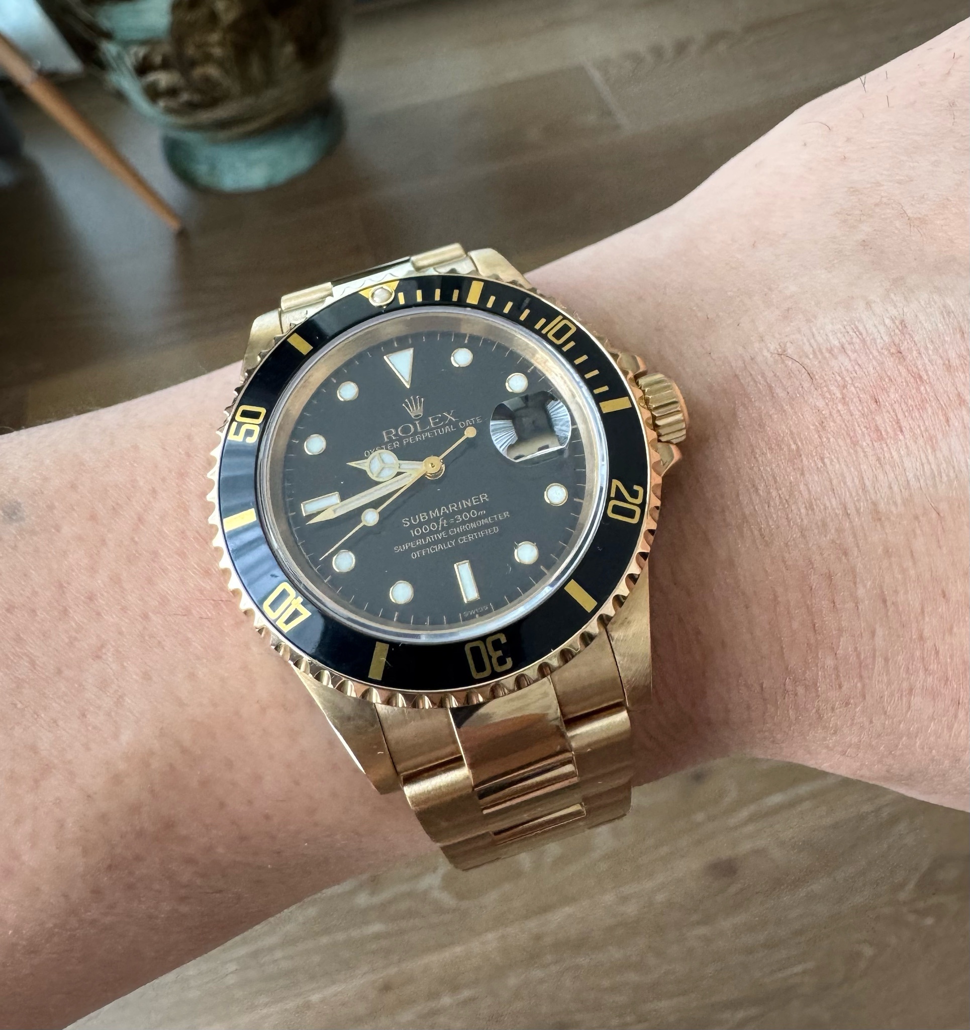 Rolex - 40mm Gold Submariner. the best size?
